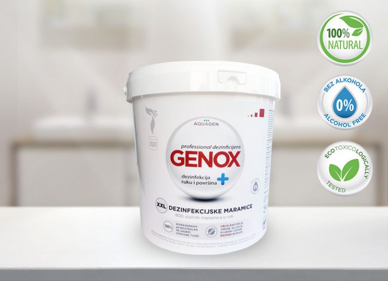 GENOX PROFESSIONAL – dezinfekcijske maramice - Versus Solutions